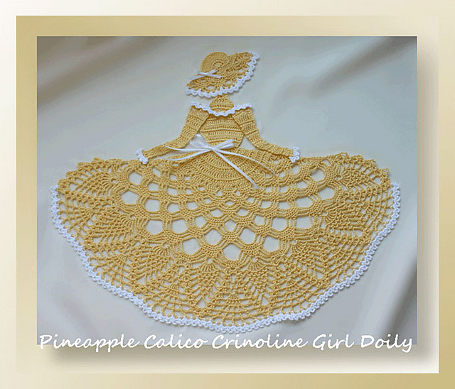 Ravelry: Pineapple Calico Crinoline pattern by Cylinda D. Mathews
