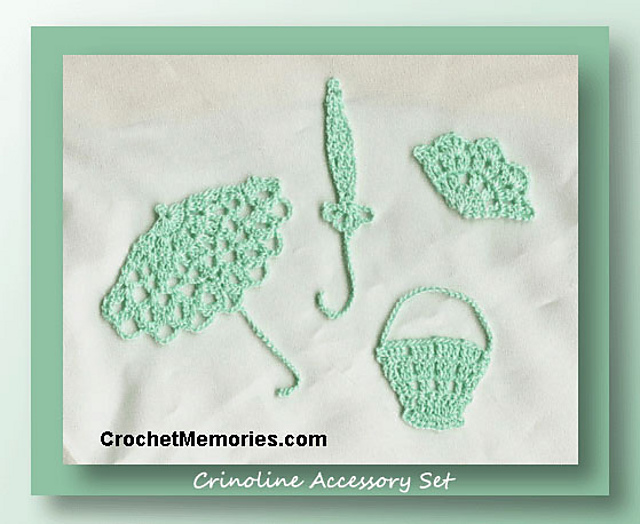 Ravelry: Crinoline Accessory Set pattern by Cylinda D. Mathews