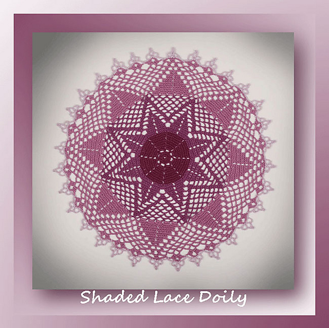 Ravelry: Shaded Lace Doily pattern by Cylinda D. Mathews
