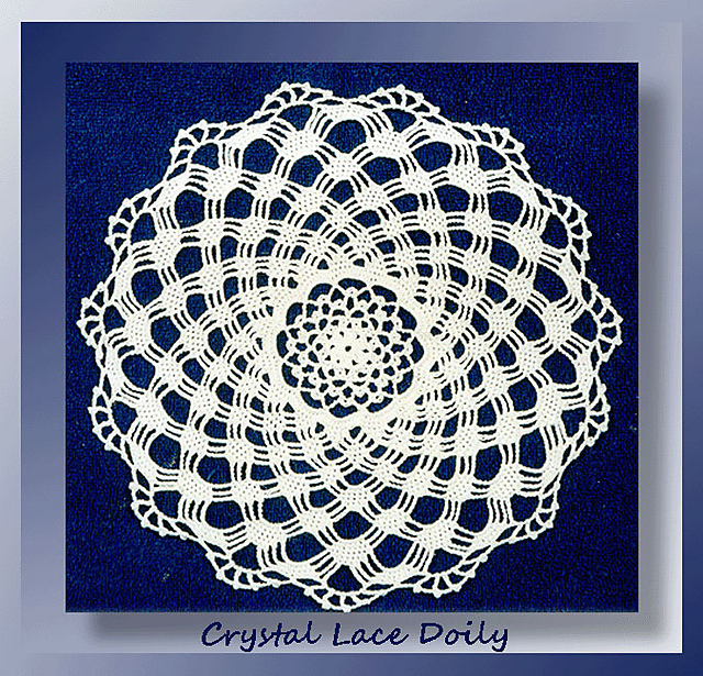 Ravelry: Crystal Lace Doily pattern by Cylinda D. Mathews
