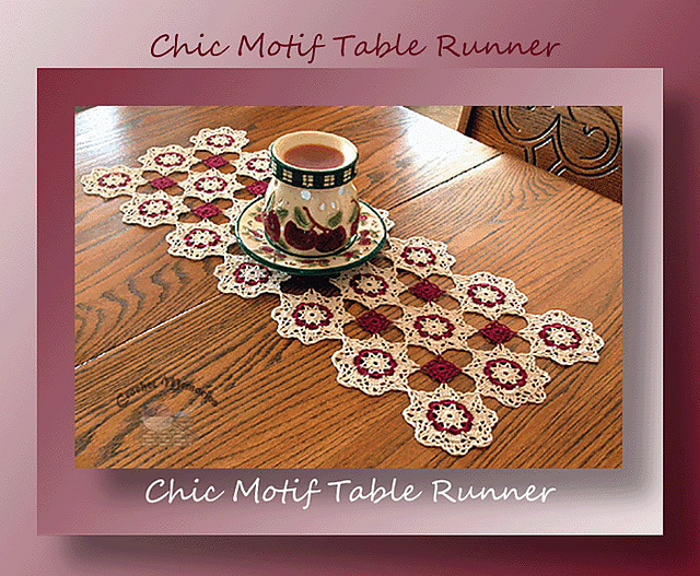 Ravelry: Chic Motif Table Runner pattern by Cylinda D. Mathews