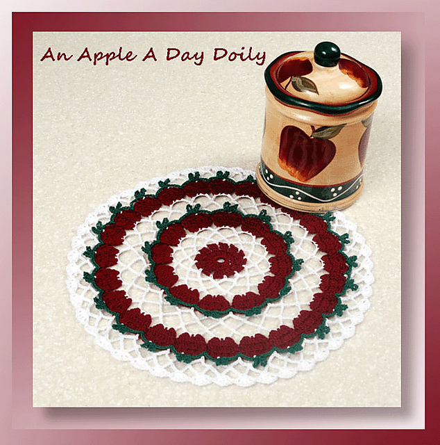 Ravelry: Apple Doily pattern by Cylinda D. Mathews