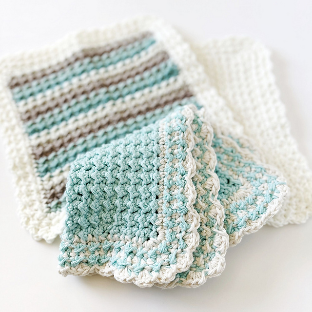 Ravelry: Brookside Cottage Crunch Dishcloth pattern by Cyprianne Nolan