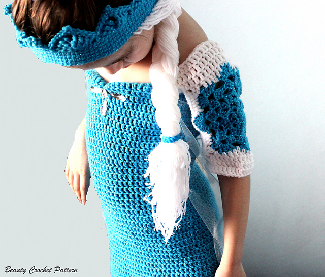 Ravelry: Ice Queen Elsa Dress pattern by Beauty Crochet Pattern