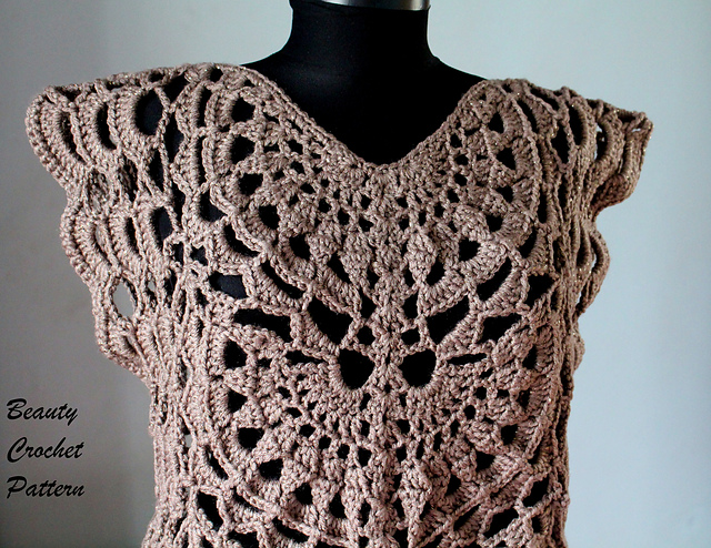 Ravelry: Butterfly Top pattern by Beauty Crochet Pattern