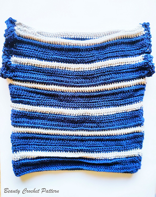Ravelry: Striped Sleeveless Top pattern by Beauty Crochet Pattern