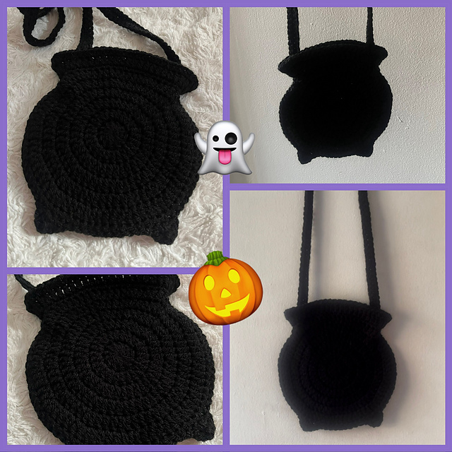 Ravelry: Cauldron Witches Bag pattern by DD Wilder