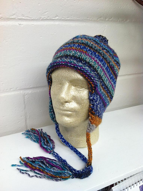 Ravelry: DH Pure & Simple Ear Flap Hat pattern by Dianne Hoskins