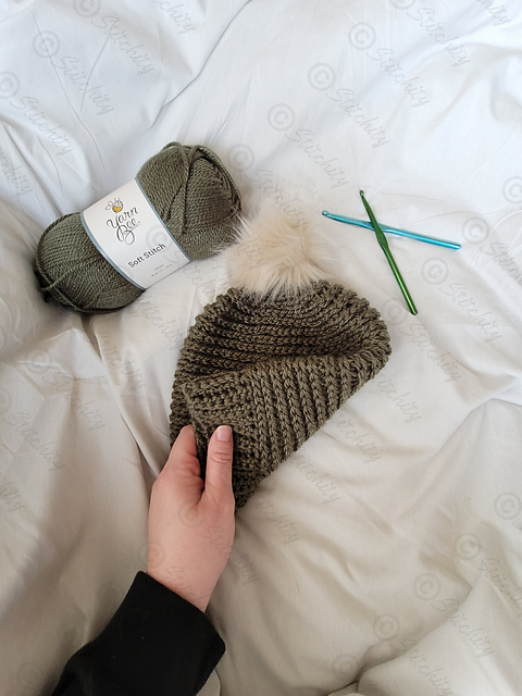 Ravelry: 2 HOUR Classic Ripple Beanie pattern by Danielle Denton