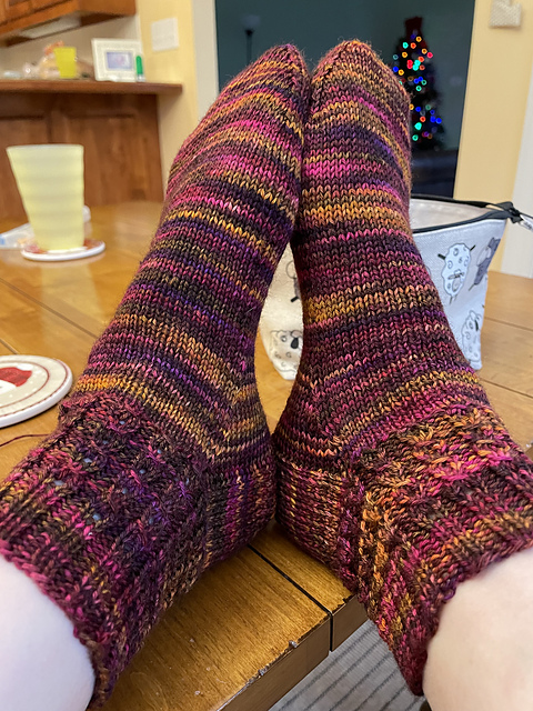 Ravelry: Lace Mock Cable Socks pattern by JoAnne Turcotte