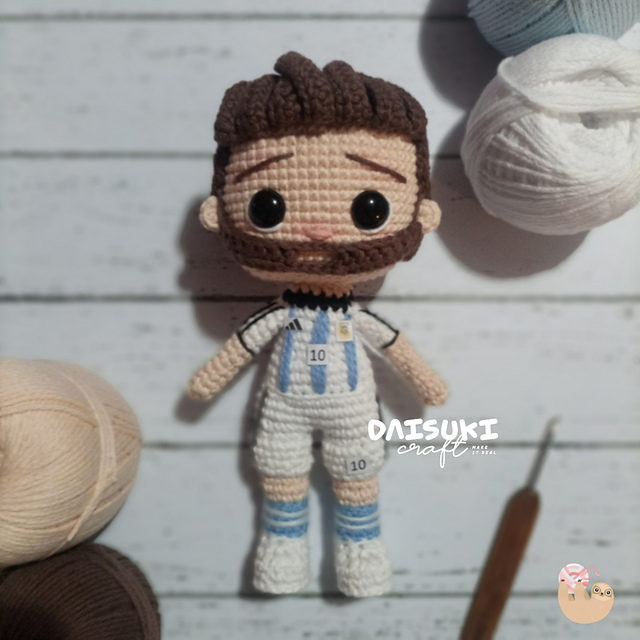 Ravelry: Messi Amigurumi pattern by Lissa Leiva