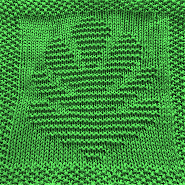 Ravelry: Palm Leaf Square pattern by Daisy and Storm