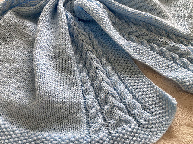 Ravelry: Leo Baby Blanket pattern by Daisy Gray Knits