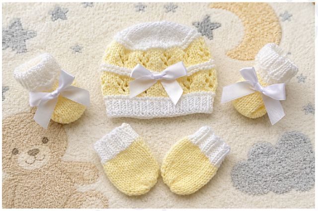 Ravelry: Alana Baby Set pattern by Daisy Gray Knits