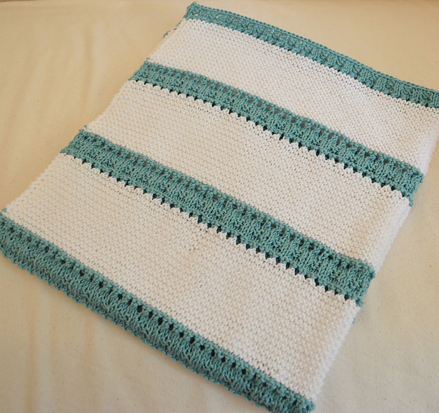 Ravelry: Belle cotton baby blanket pattern by Daisy Gray Knits