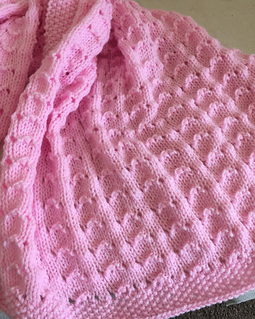 Ravelry: Sea Shells Baby Blanket pattern by Daisy Gray Knits