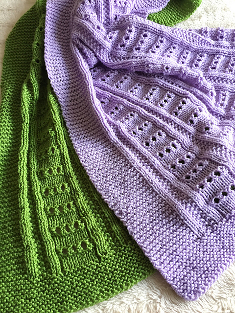 Ravelry: Little Ladders Baby Blanket pattern by Daisy Gray Knits