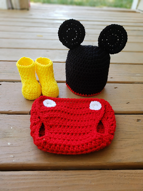 Ravelry: Mickey Mouse Costume pattern by Jimmie L Sweat