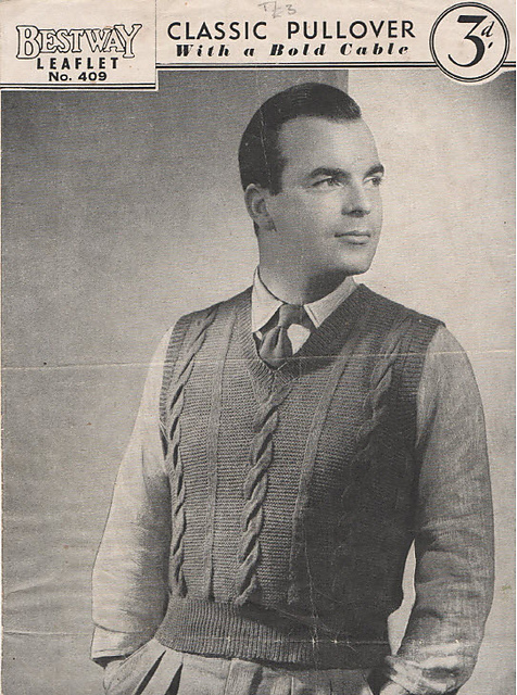 Ravelry: Classic Pullover with a Bold Cable pattern by Bestway