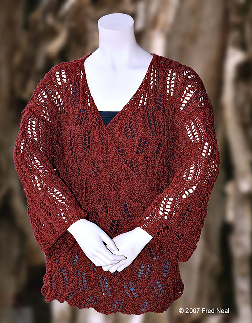 Ravelry: Wavy Leaves pattern by Yumiko Alexander