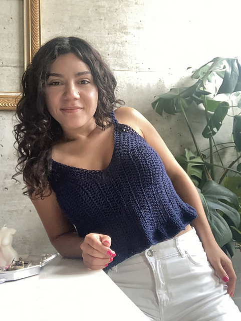 Ravelry: Agatha tank top pattern by Dana's Patterns