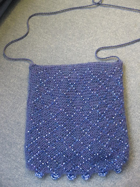 Ravelry: Beaded Diamonds Evening Bag pattern by Denise Whitehead