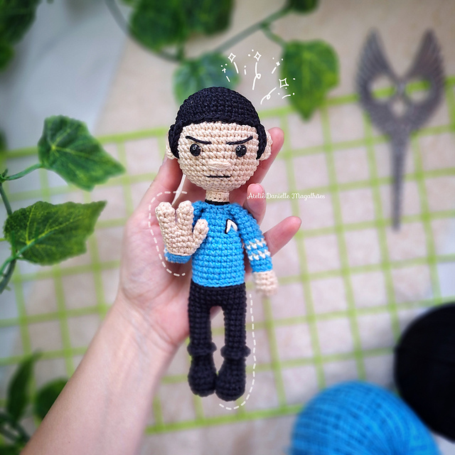 Ravelry: Spock from Star Trek pattern by Danielle Magalhães