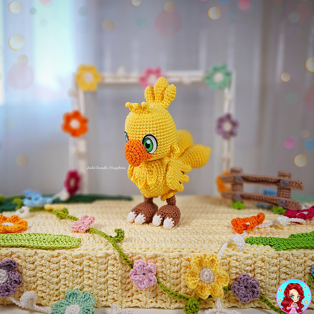 Ravelry: Kweh Bird (Chocobo) pattern by Danielle Magalhães