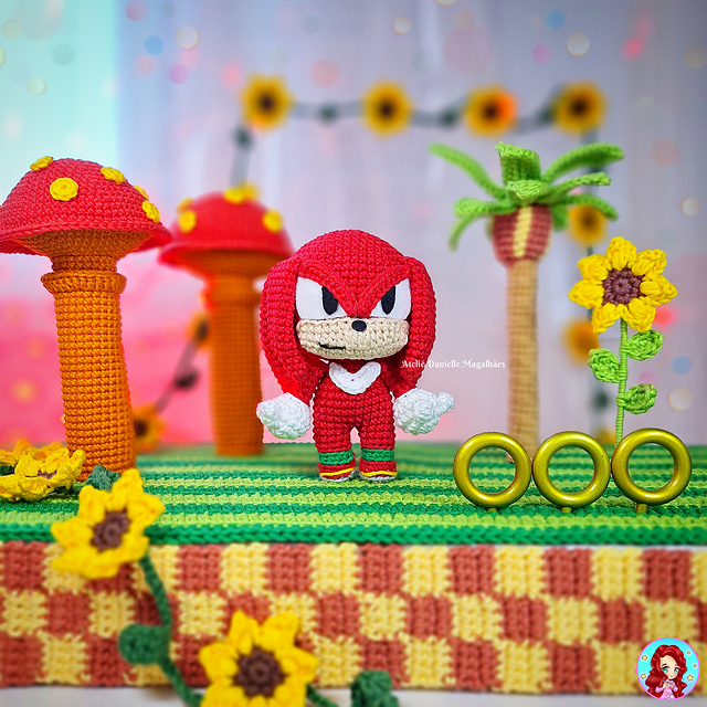 Ravelry: Knuckles the Echidna pattern by Danielle Magalhães