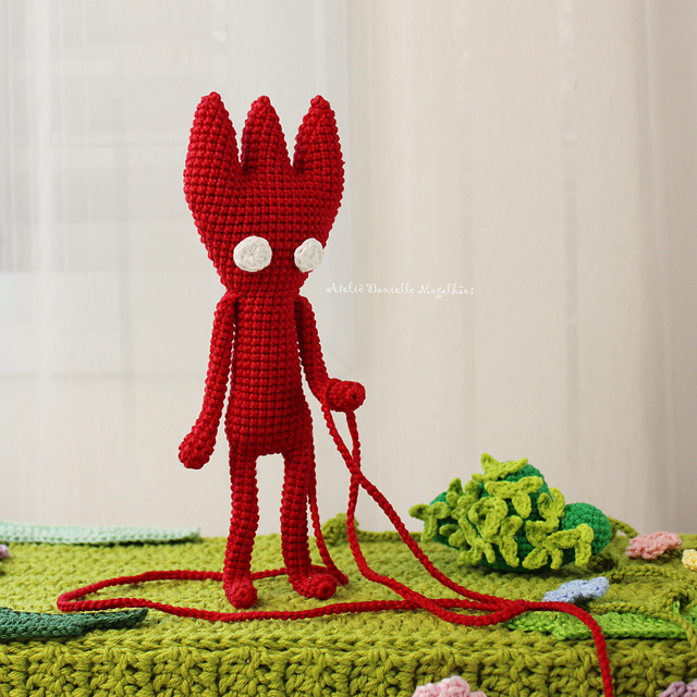 Ravelry: Three-Horned Yarny pattern by Danielle Magalhães