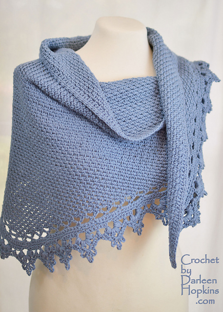 Ravelry: Black Raspberry Shawl, Shawlette, Scarf pattern by Darleen Hopkins