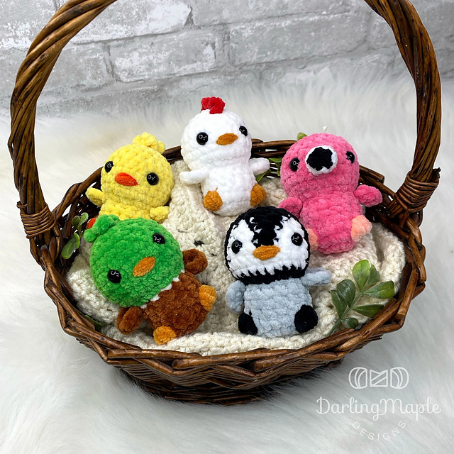Ravelry: Jelly Bean Birds pattern by Darling Maple Designs