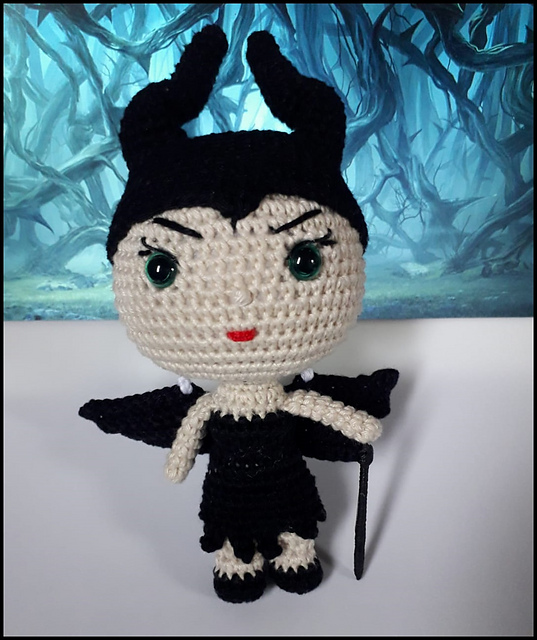 Ravelry: Maleficent Amigurumi pattern by Darth Makers