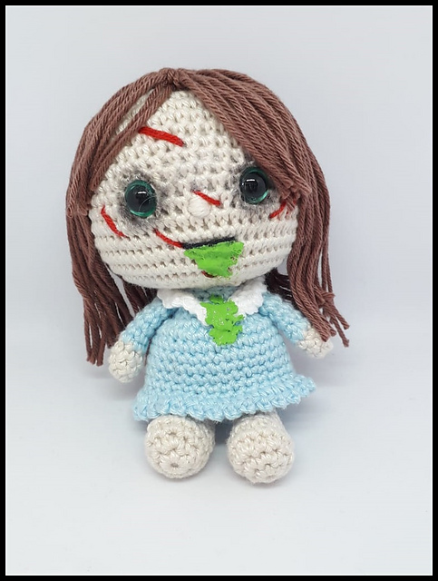 Ravelry: The Exorcist Reagan Amigurumi pattern by Darth Makers