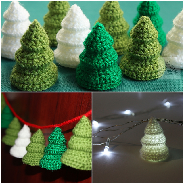 Ravelry: Christmas tree garland and home decor pattern by Alex Shapoval