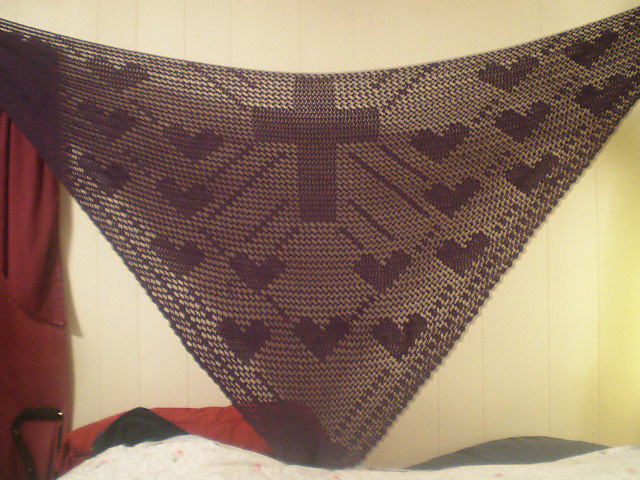Ravelry: Love From the Cross Crocheted Triangular Shawl pattern by ...