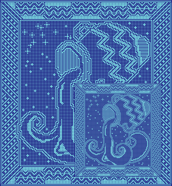 Ravelry: Aquarius (Zodiac Series) pattern by David Q Orth