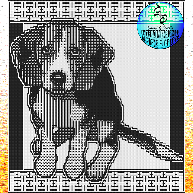 Ravelry: Beagle Mosaic pattern by David Q Orth