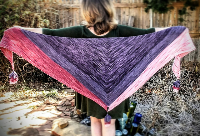 Ravelry: The Three Sisters Shawl pattern by Dawn Barker