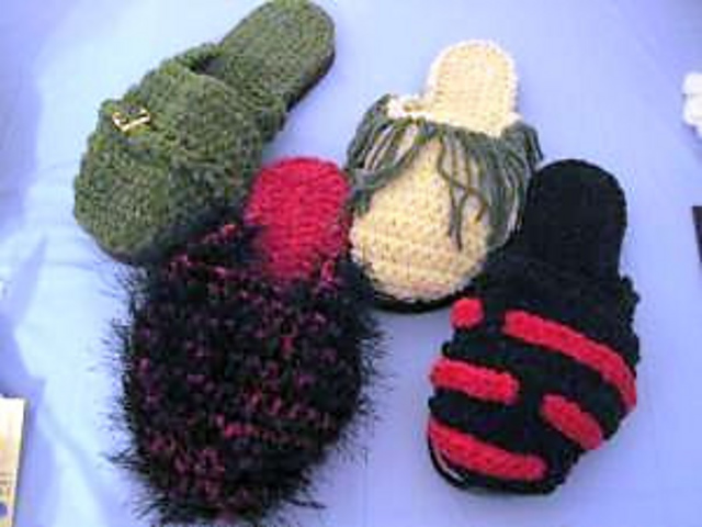 Ravelry: Four Clog-Slipper Patterns pattern by Donna Collinsworth