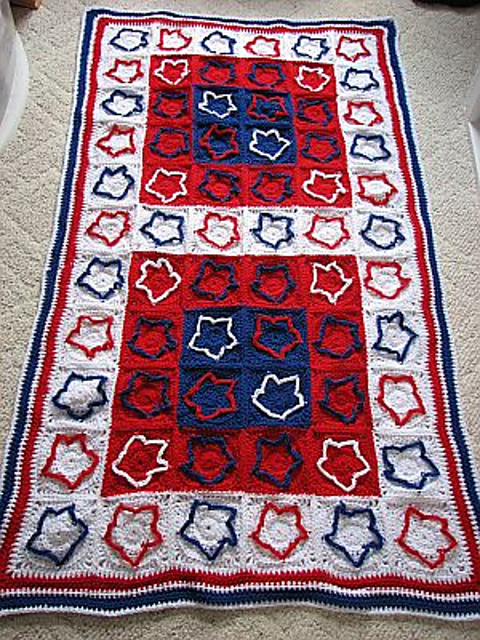 Ravelry: Stars Afghan pattern by Donna Collinsworth