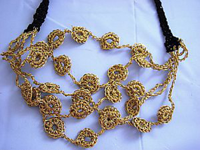 Ravelry: Gold Coin Necklace pattern by Donna Collinsworth