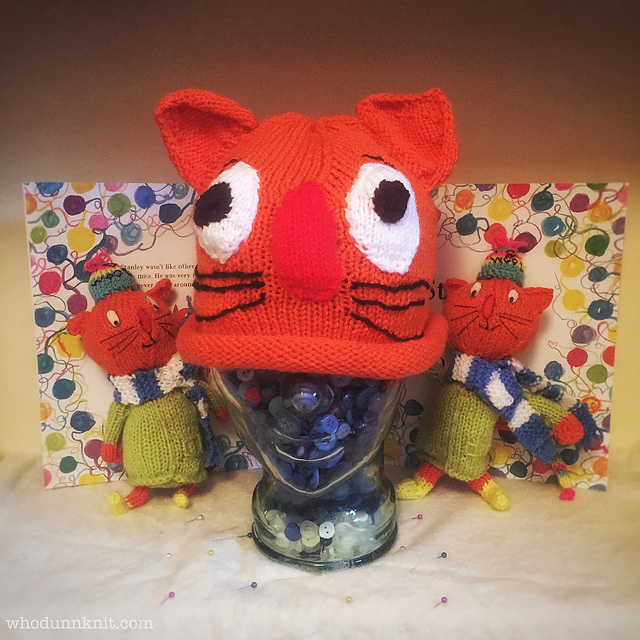 Ravelry: Stanley the Amazing Knitting Cat Hat pattern by Whodunnknit