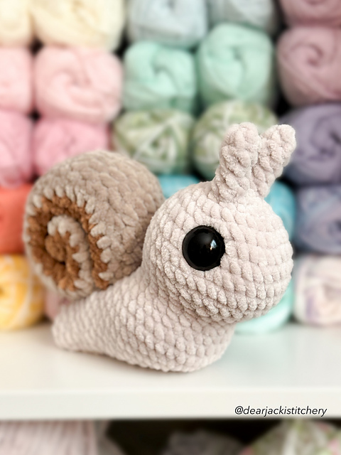 Ravelry: Cinnamon Swirl Snail pattern by Jacki Donhou