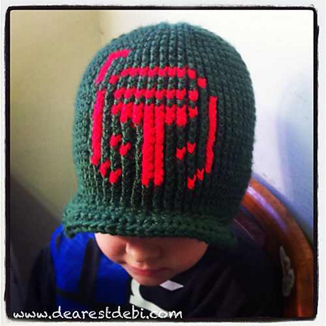 Ravelry: Boba Fett Graph Beanie pattern by Debi Dearest