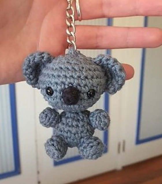 Ravelry: Koala Bear KeyChain pattern by Ximena Maza