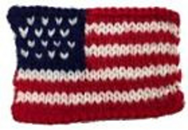 Ravelry: Mini US flag pattern by Deborah V. Gardner