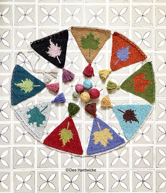 Ravelry: Autumn Leaf Bunting pattern by Dee Hardwicke