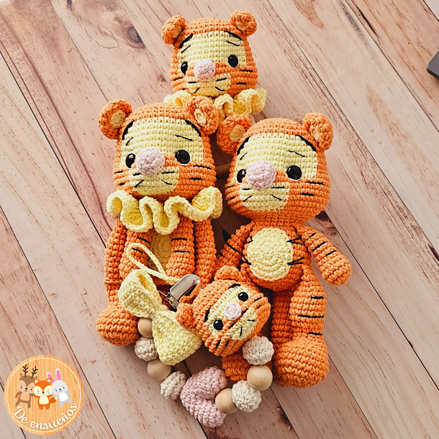 Ravelry: Set de Tigger pattern by Celeste Bitiol