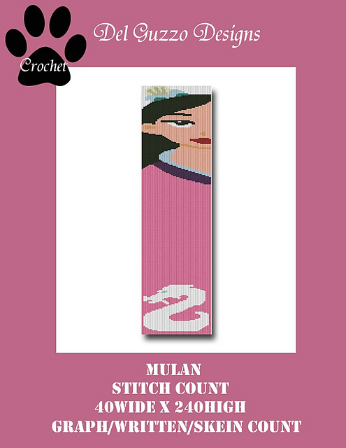 Ravelry: Disney Princess Mulan Scarf pattern by Del Guzzo Designs
